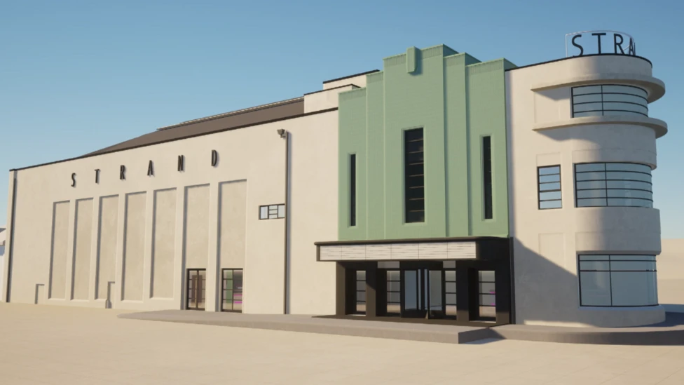 Work begins on new look Strand Arts Centre - Ulster Garden Villages